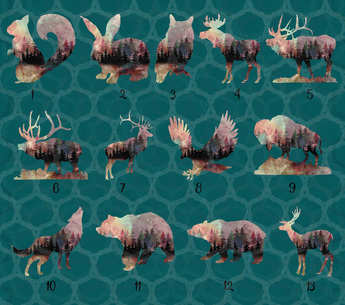 Animals and Wildlife DTF Transfers- Direct to Film – SSV Custom Transfers