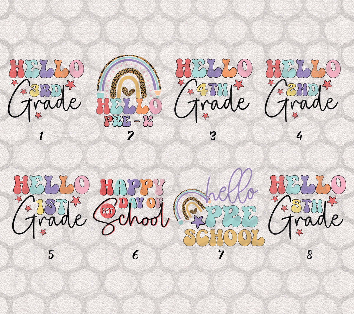 School Time DTF Transfers- Direct to Film – SSV Custom Transfers