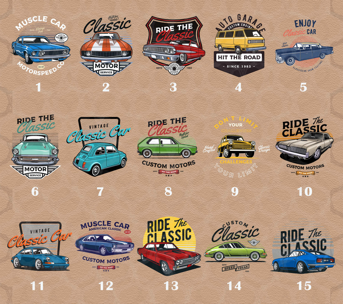 Classic Car DTF Heat Transfers – SSV Custom Transfers