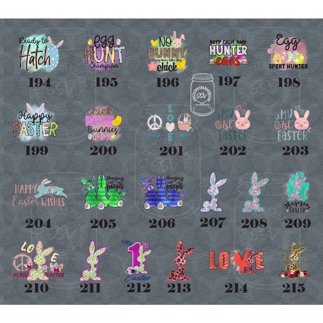 Spring, Easter, Mardi Gras and St Patricks Day III- DTF Transfers – SSV ...