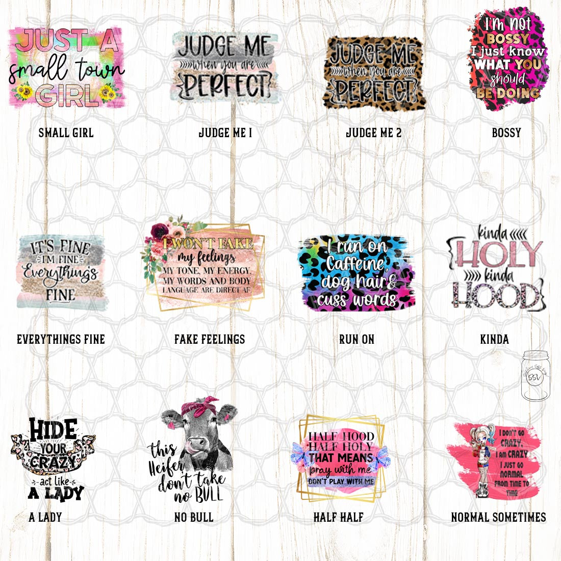 Humor, Funny, Sarcastic Themed DTF Transfers – SSV Custom Transfers